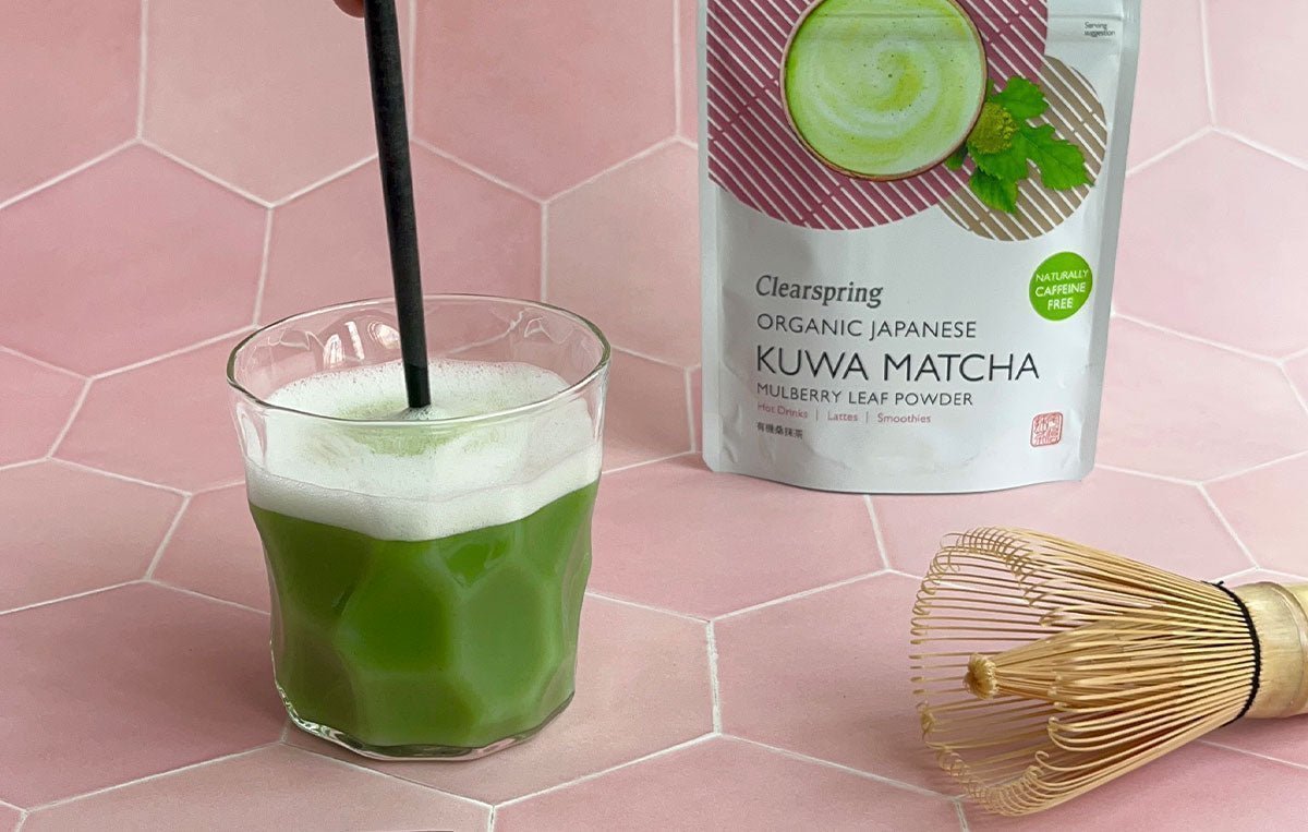 How to Make Kuwa Matcha Latte - Caffeine Free – Clearspring