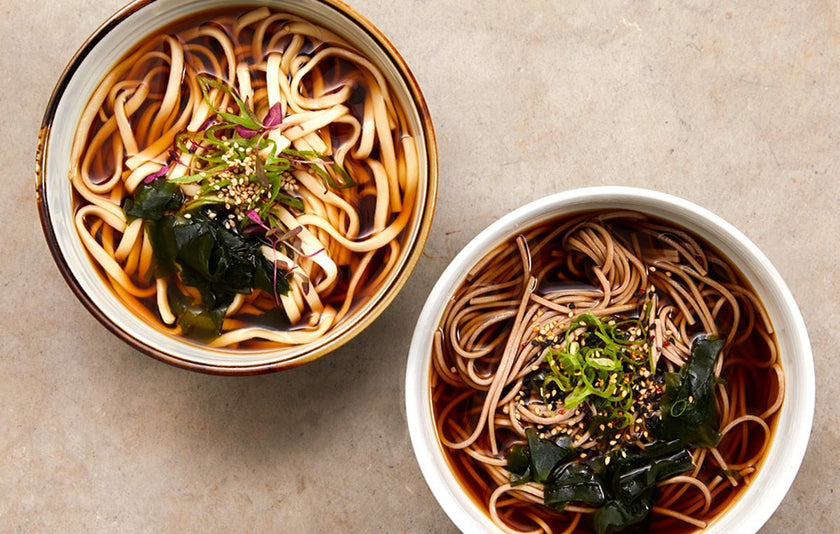 Clearspring Recipe - Simple Kake Soba and Kake Udon Noodles Bowl