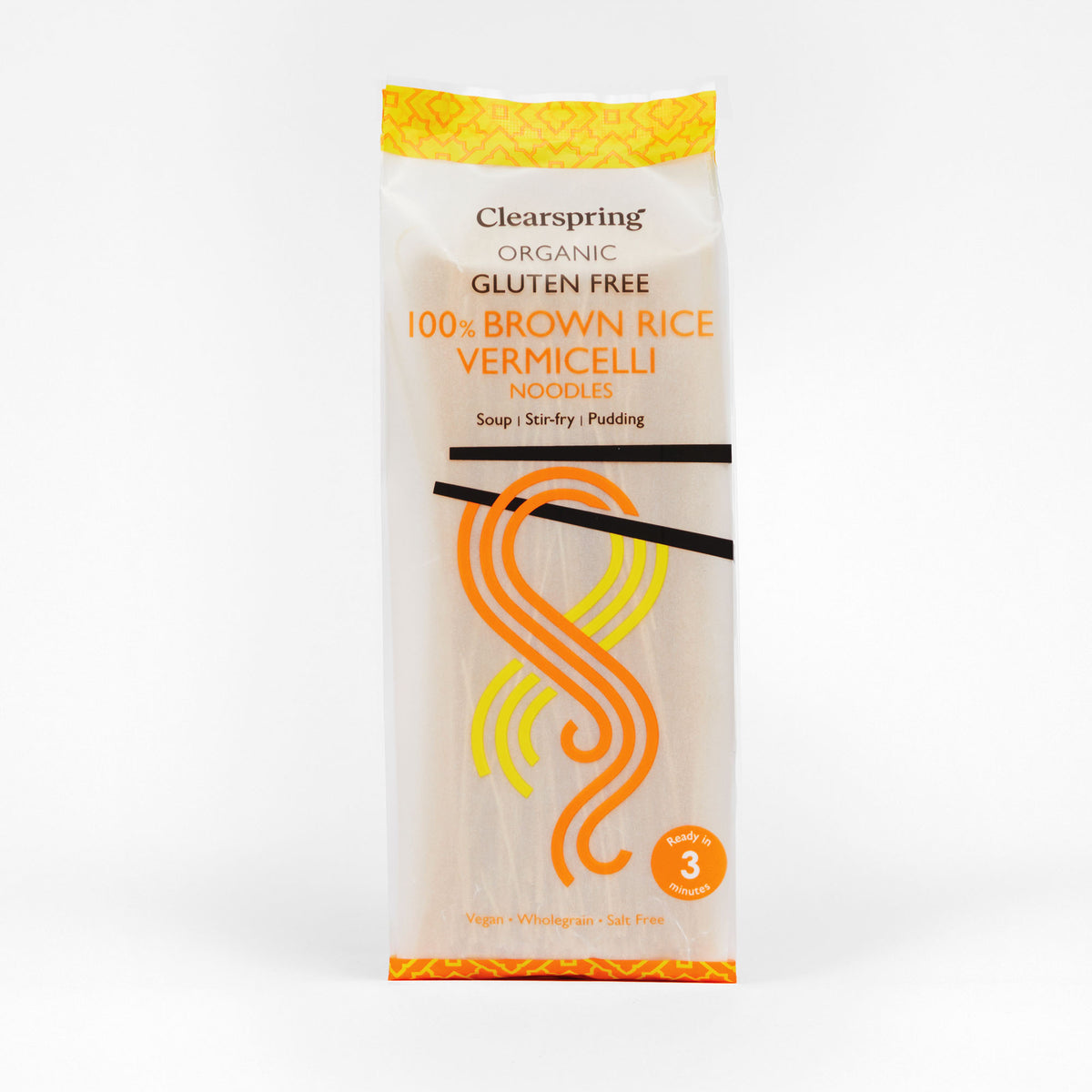 Clearspring Organic Gluten Free 100% Brown Rice Vermicelli Noodles